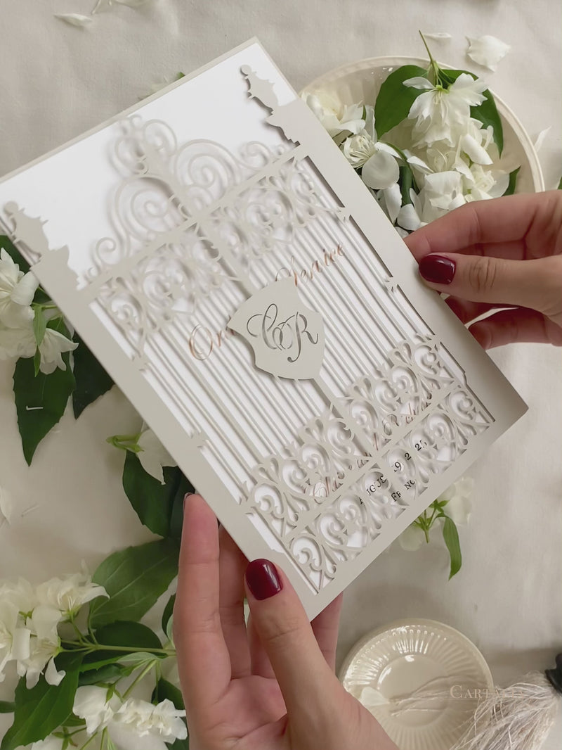 Ornamental Gate Laser Cut Order of Service – Cartalia