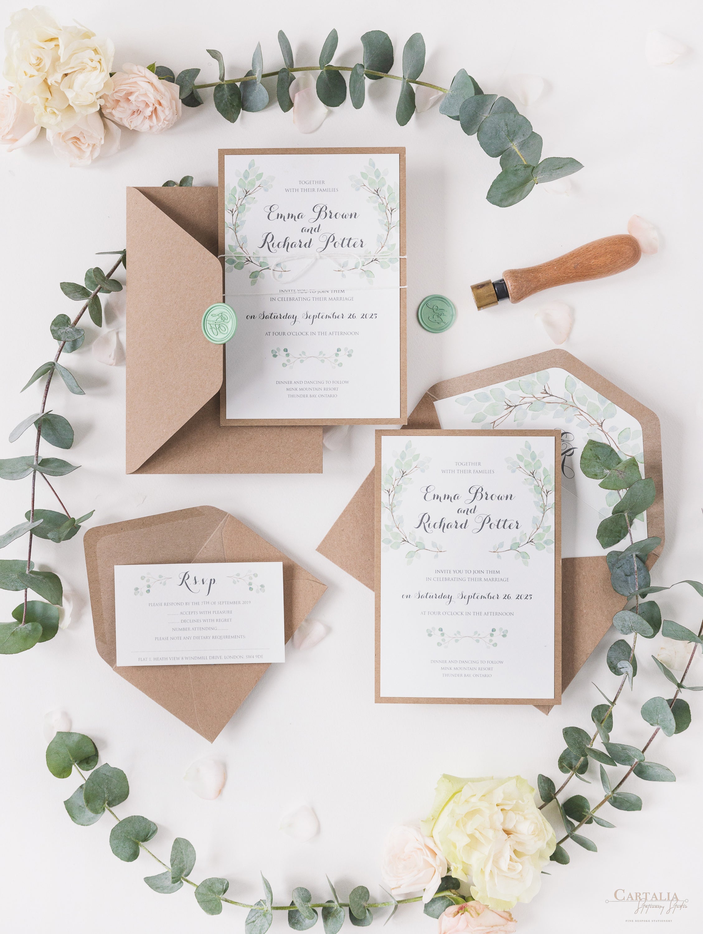 Rustic Wedding Invitation Fonts